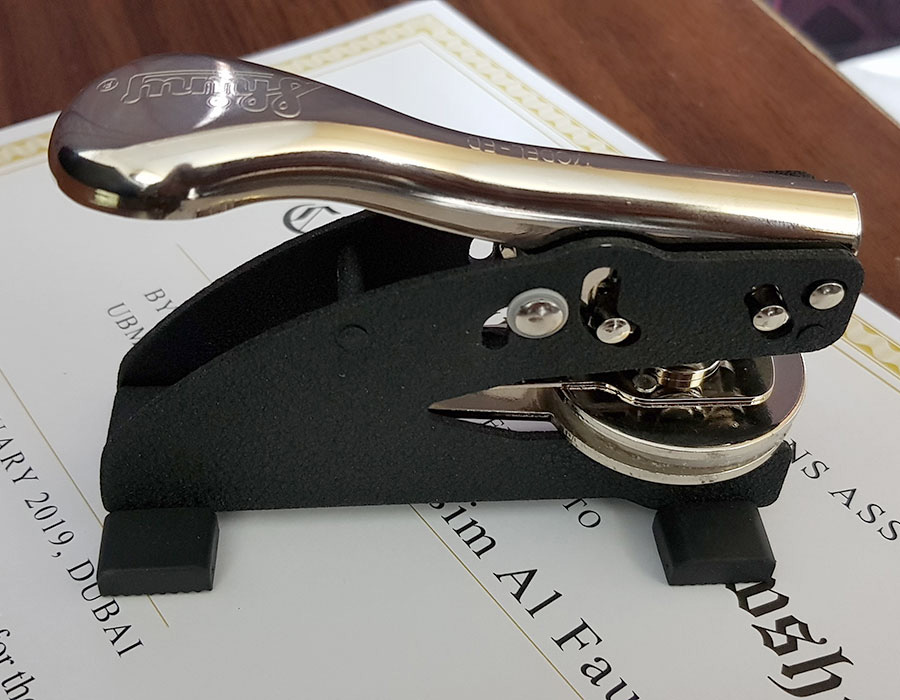 Embossing seal sticker – Mohammad Zaherul Islam Design & Artwork Services